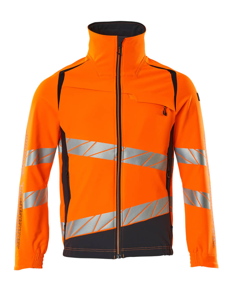 MASCOT 19009 Accelerate Safe Jacket - Mens - Hi-Vis Orange/Dark Navy