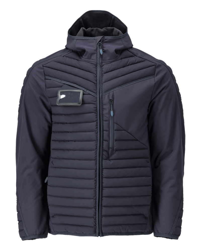 Mascot 22215 Jacket with Hood - Lightweight - Mens - Dark Navy