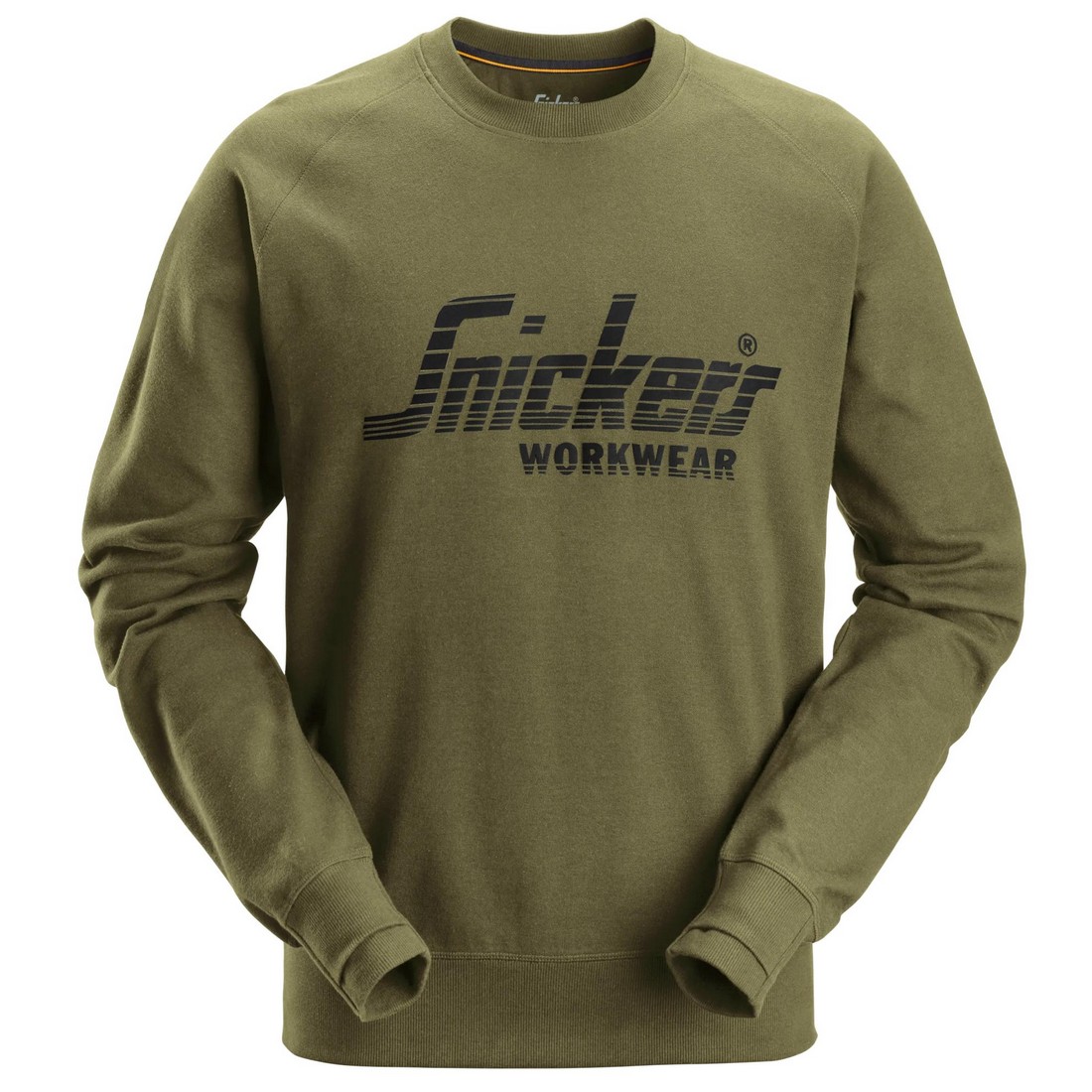 Snickers 2892 Logo Sweatshirt (Khaki Green)