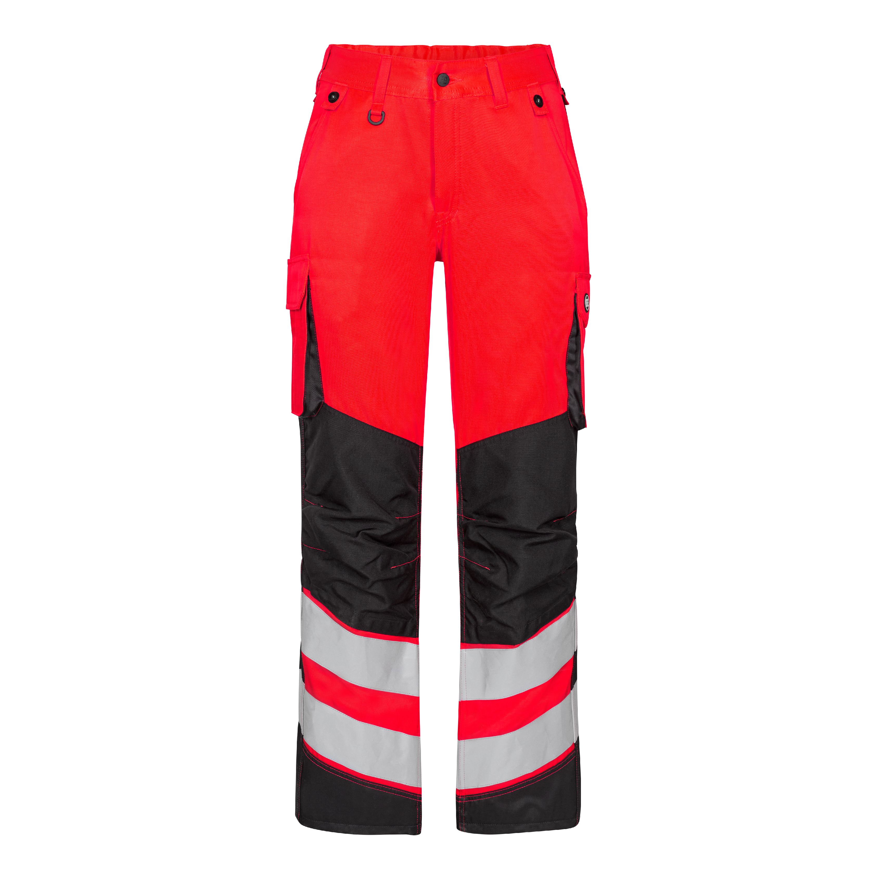 Engel Safety Light Women's Trousers (2543-319) - Hi-Vis Red/Black