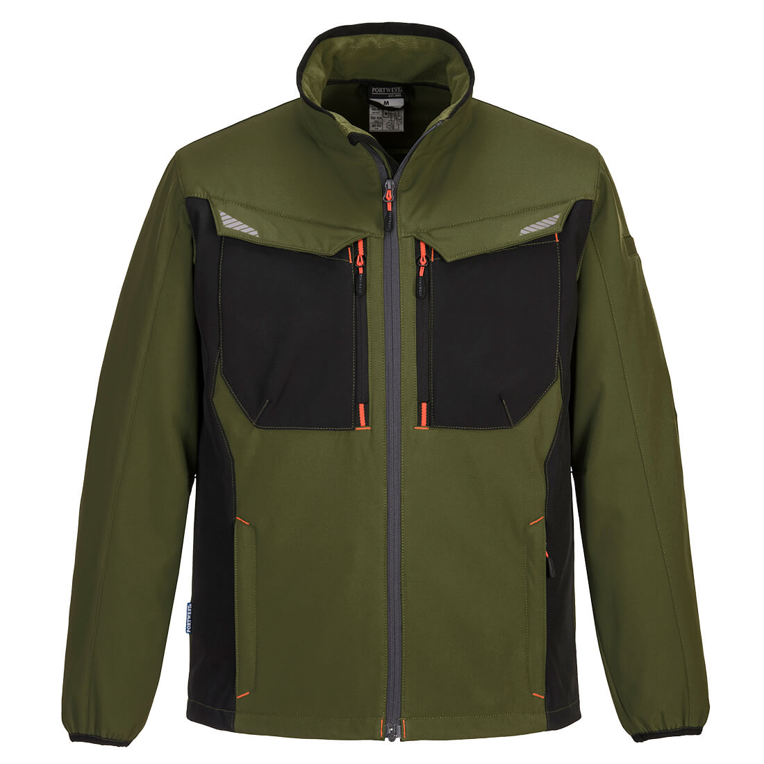 Portwest T750 WX3 Softshell Jacket (3L) - Waterproof, Breathable (Olive ...