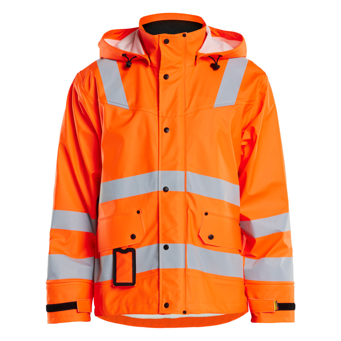 Blaklader 4302 Rain Jacket Hi Vis Level 2 - Waterproof, Windproof (Hi ...