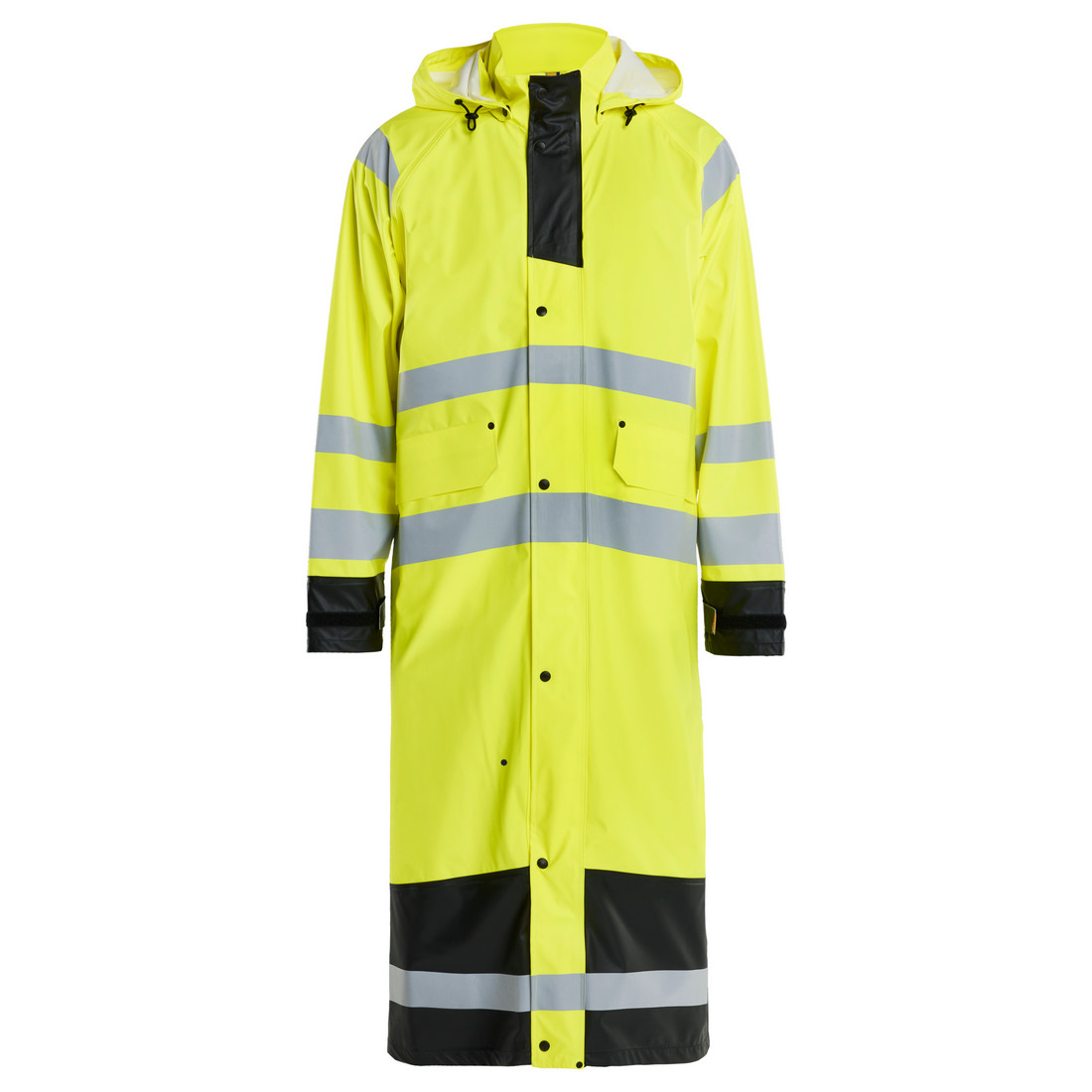 Blaklader 4325 Rain Coat High Vis Level 1 - Waterproof, Windproof ...