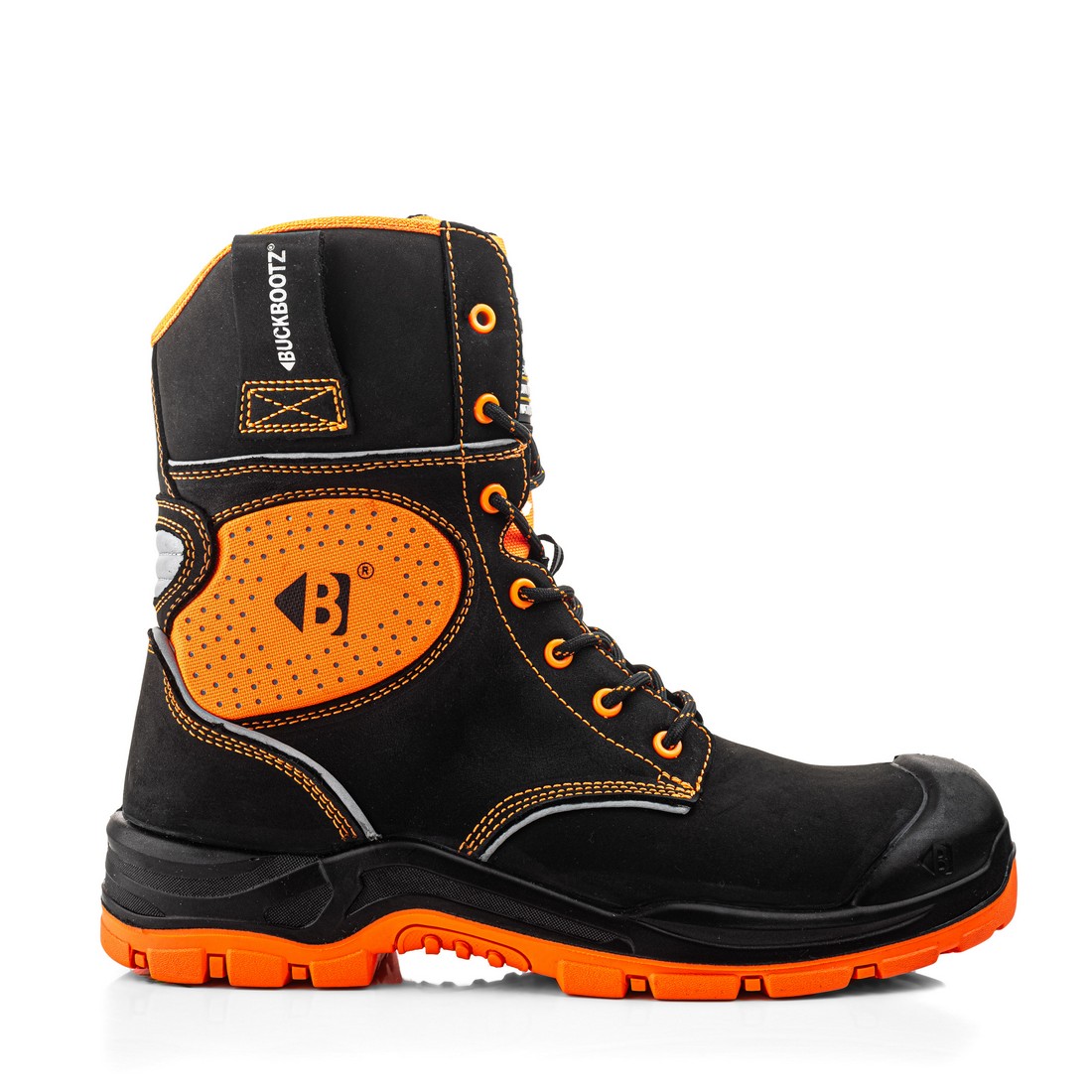 Buckbootz BVIZ6 Buckz Viz High Leg Safety Boots, High Visibility ...