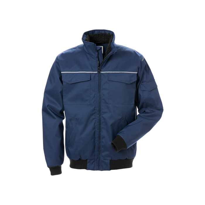 Fristads Winter Jacket - Pile Fleece Lined - 4819 PRS (Navy)