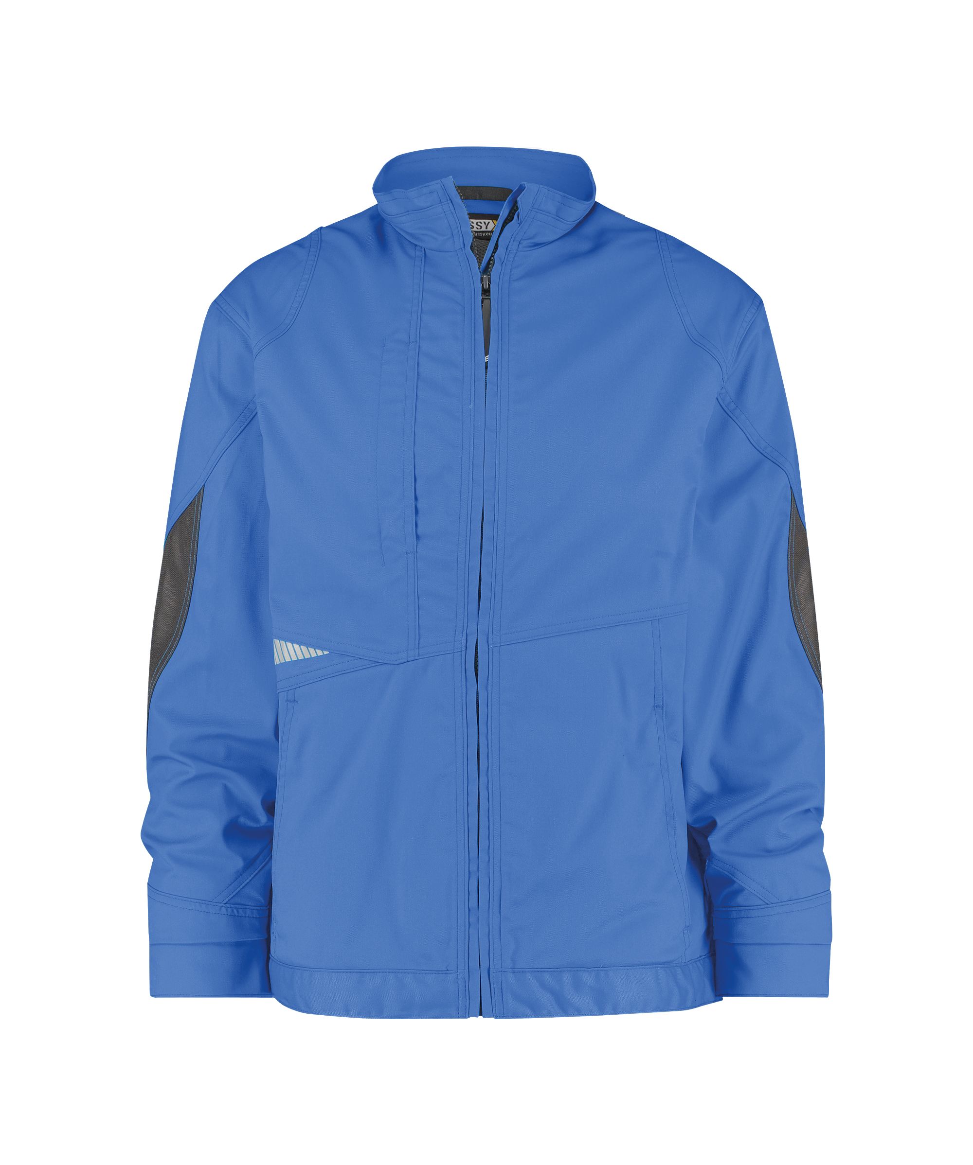 Dassy 300403 Atom Work Jacket - Azure Blue/Anthracite Grey