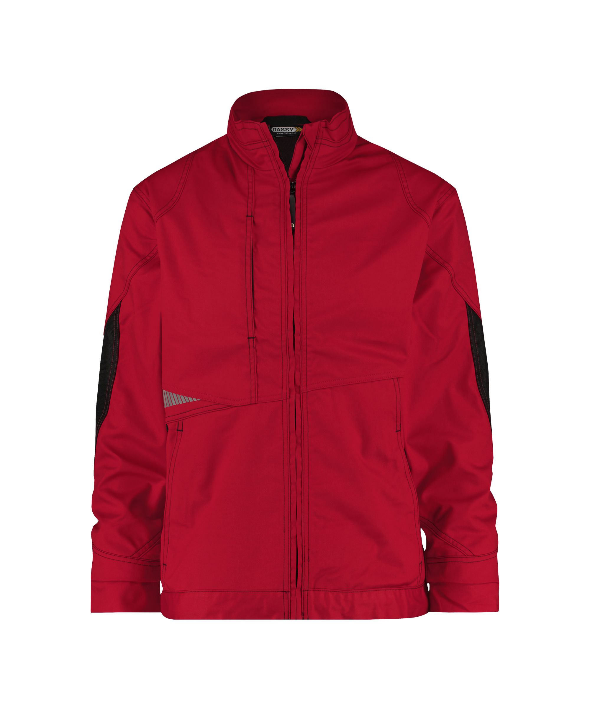 Dassy 300403 Atom Work Jacket - Red/Black
