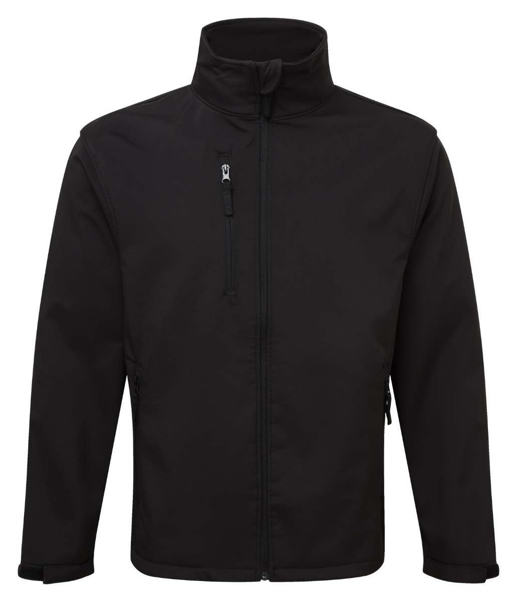 Fort Workwear Selkirk Softshell Jacket - Waterproof, Breathable - Black
