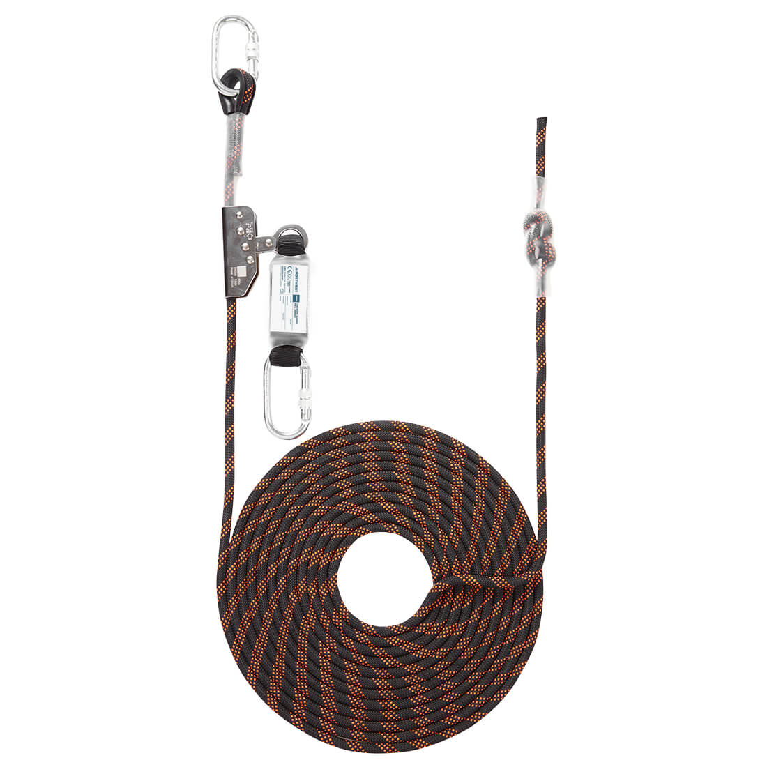 Portwest FP90 10m Rope Guided Fall Arrest - (Black/Orange)