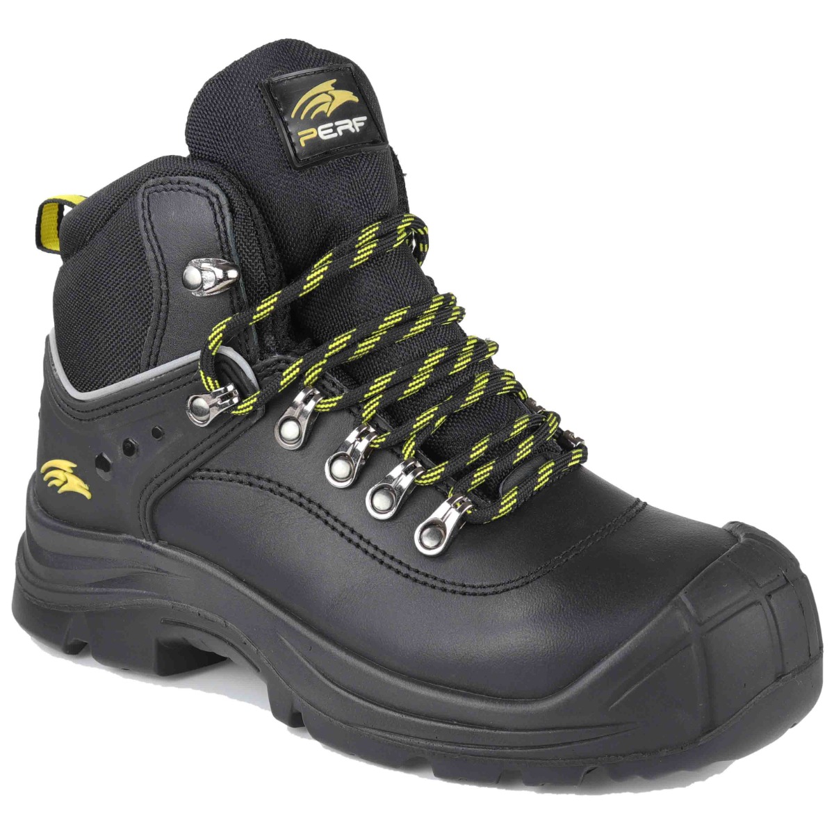 PERF PB1C Torsion Pro Steel Toe Cap Hiker Safety Boots - S3 SRC - Black