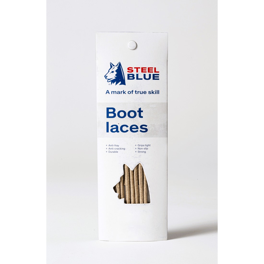 Steel Blue Safety Boot Laces 2PK - 110cm - Sand