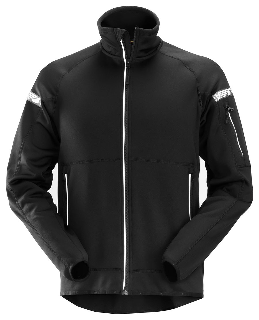 Snickers 8004 AllroundWork 375 Fleece Jacket Black