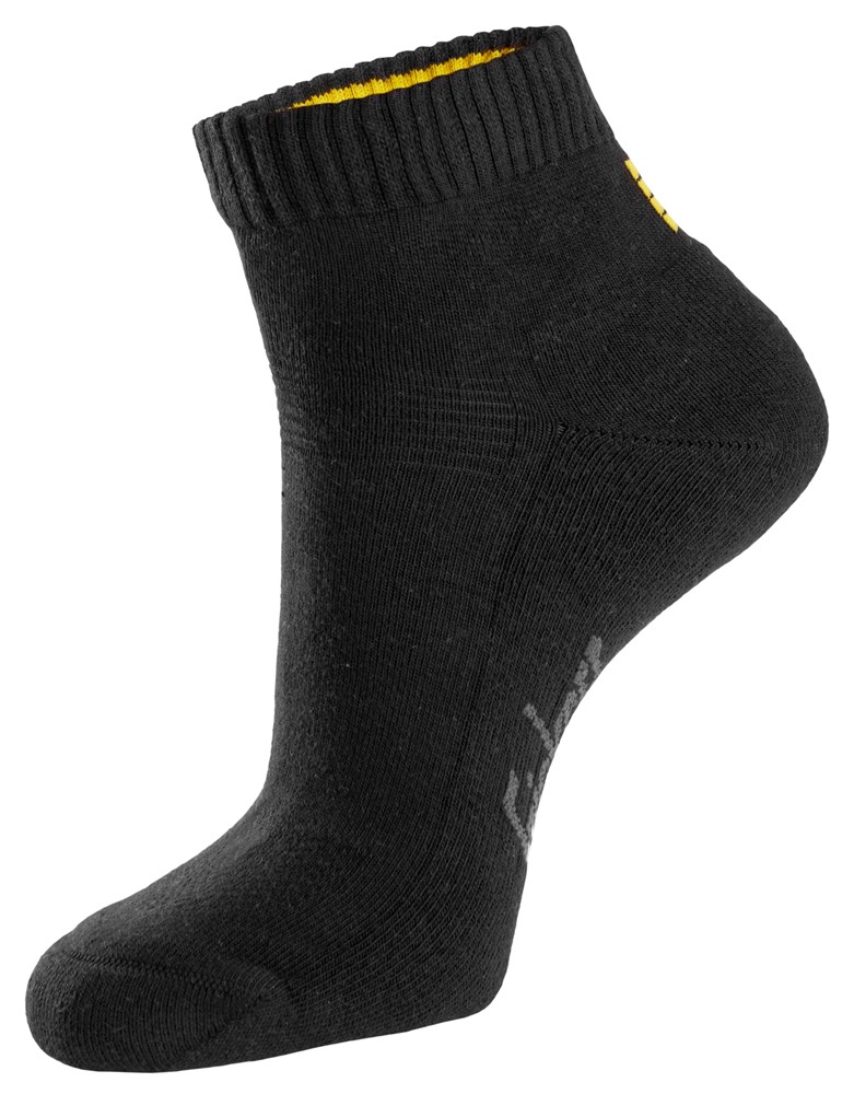 Snickers 9221 Cotton Low Socks 3-Pack (Black)
